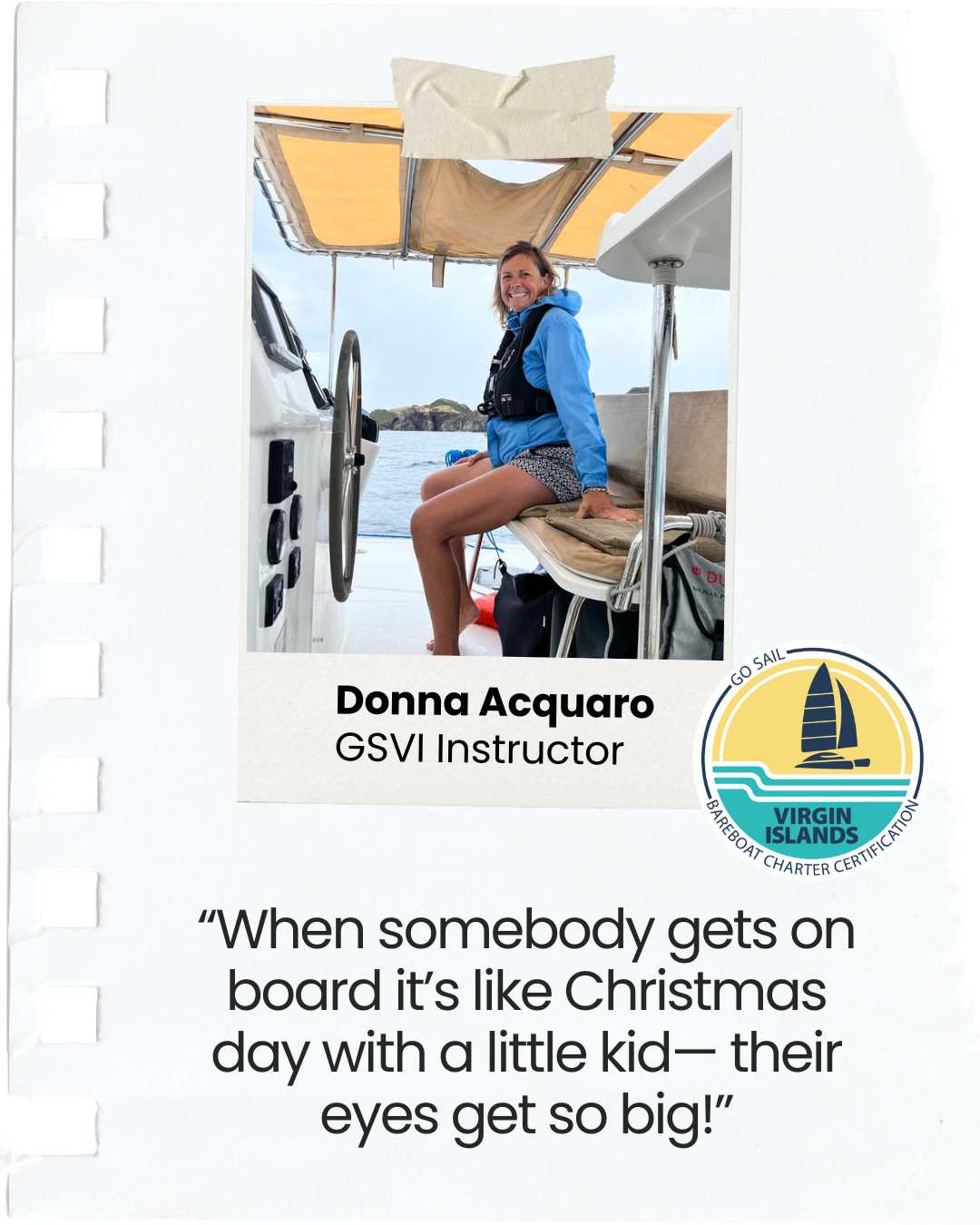 Donna Acquaro | Go Sail ASA Instructor